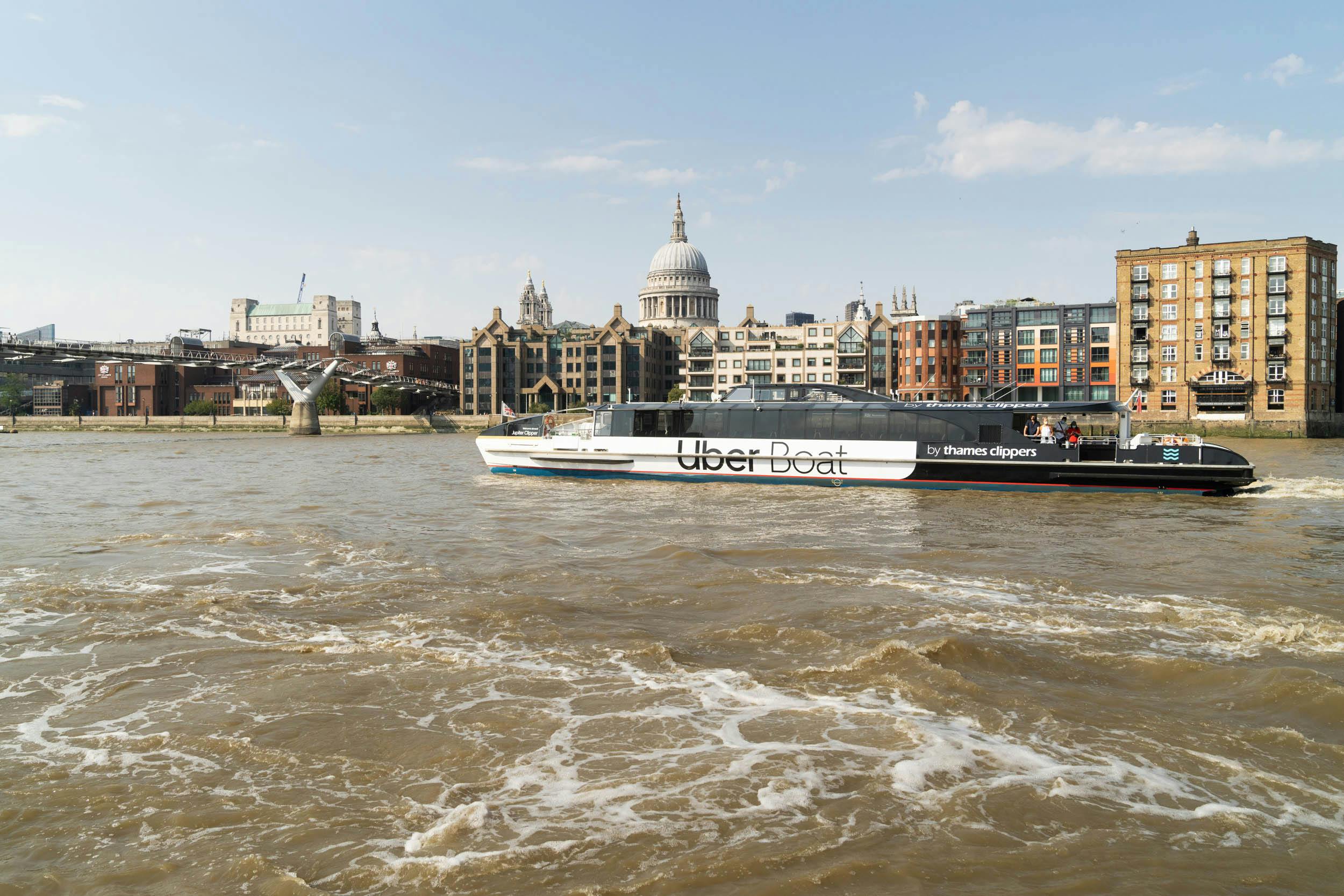Uber Boat by Thames Clippers: Single Journey | Tiqets