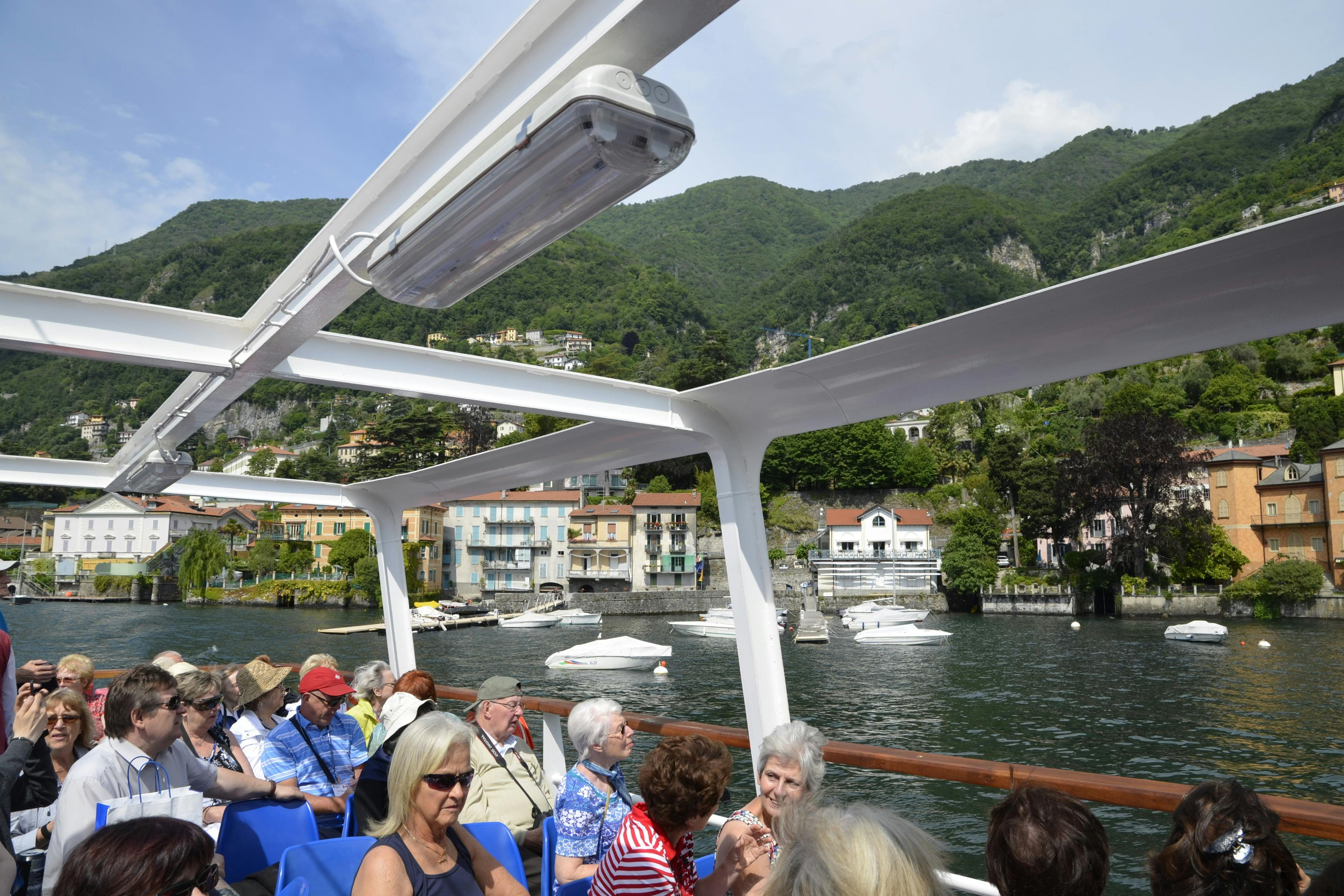 Lake Como, Lugano & Bellagio: Tour + Boat Cruise