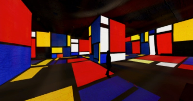 Exhibition: Mondrian, the Architect of colour, Carrières des Lumières ...