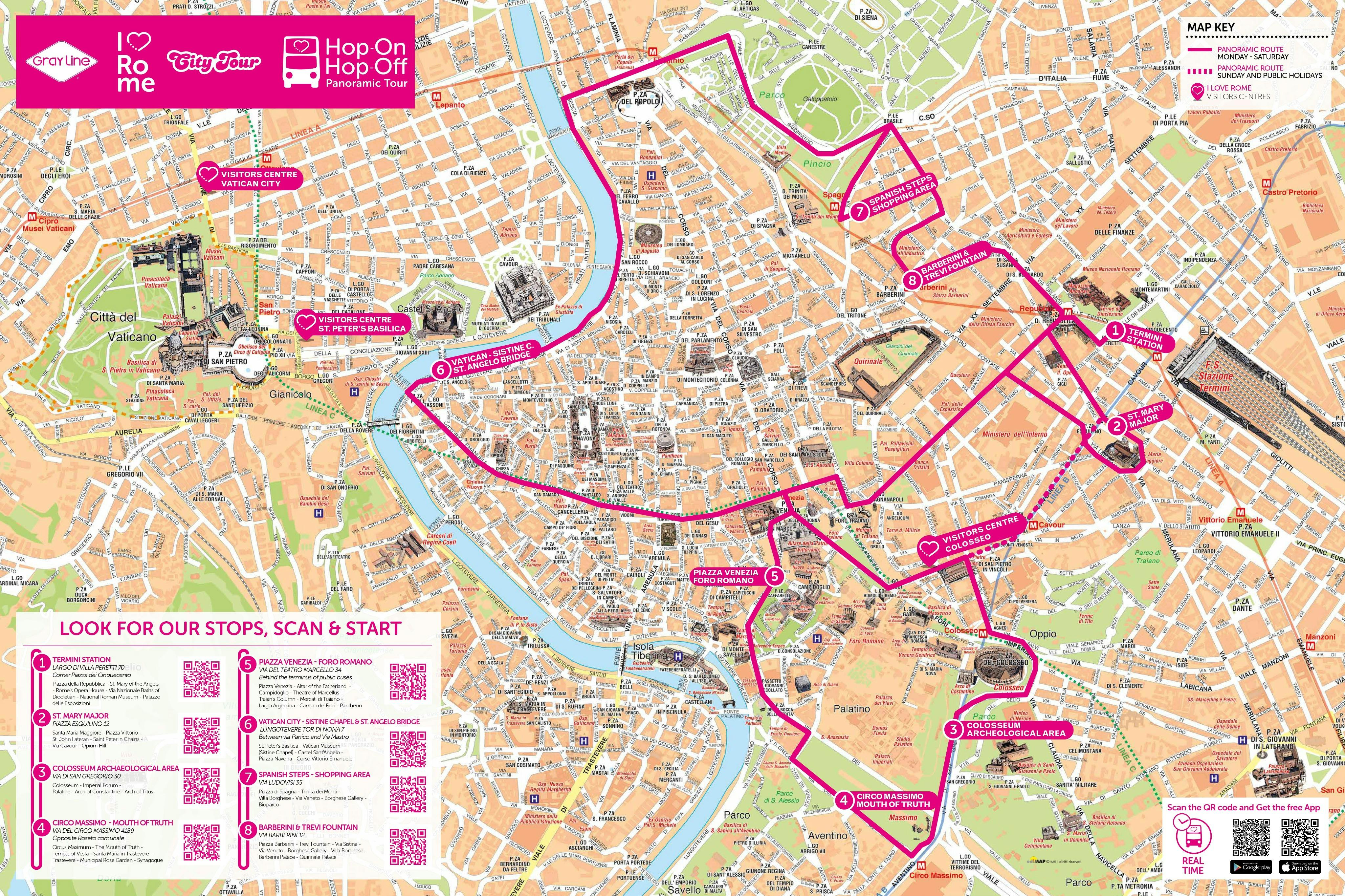 I Love Rome: Hop-on Hop-off Panoramic Bus Tour | Tiqets