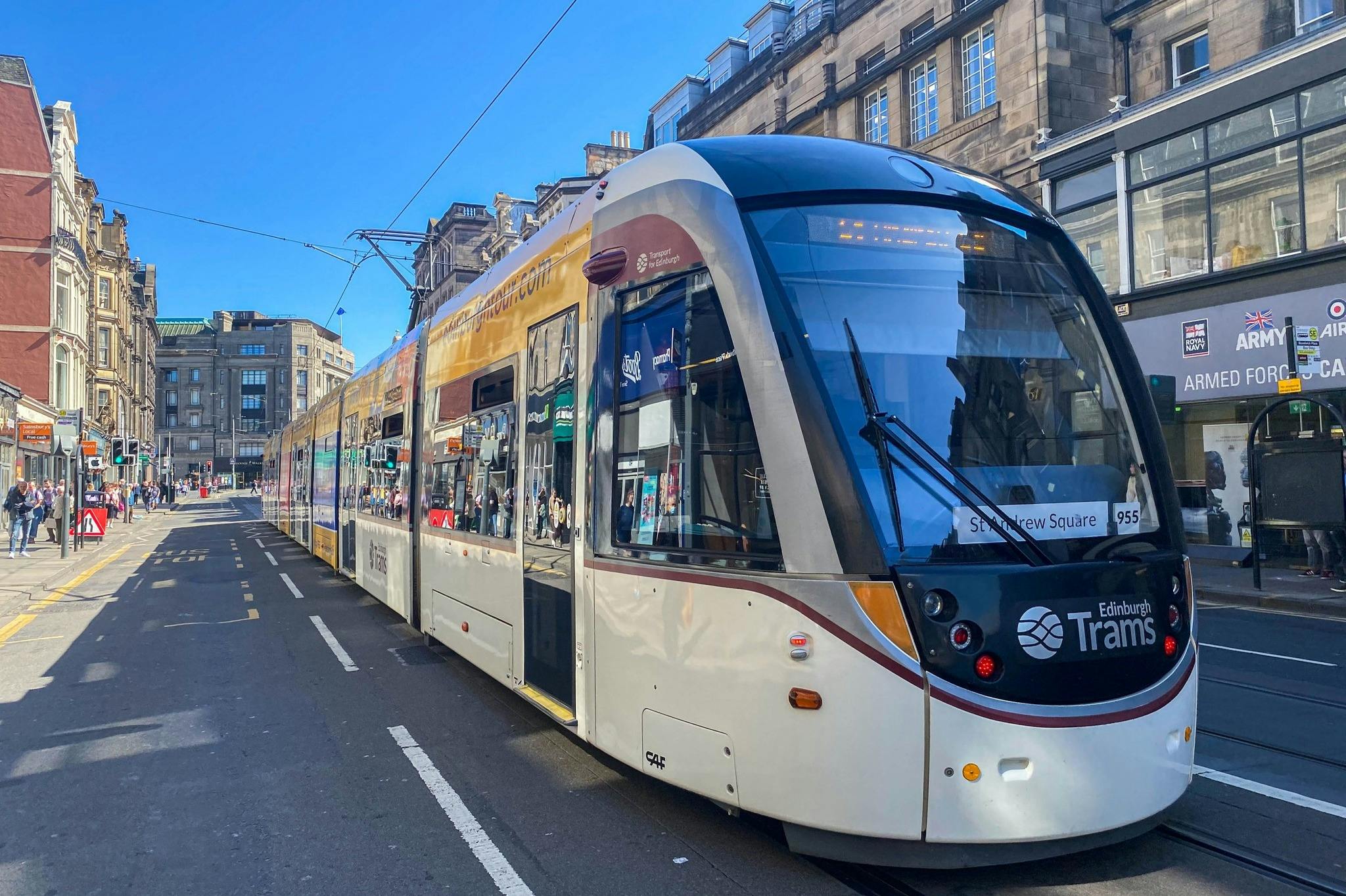 Tram To/From Edinburgh Airport and St. Andrew Square