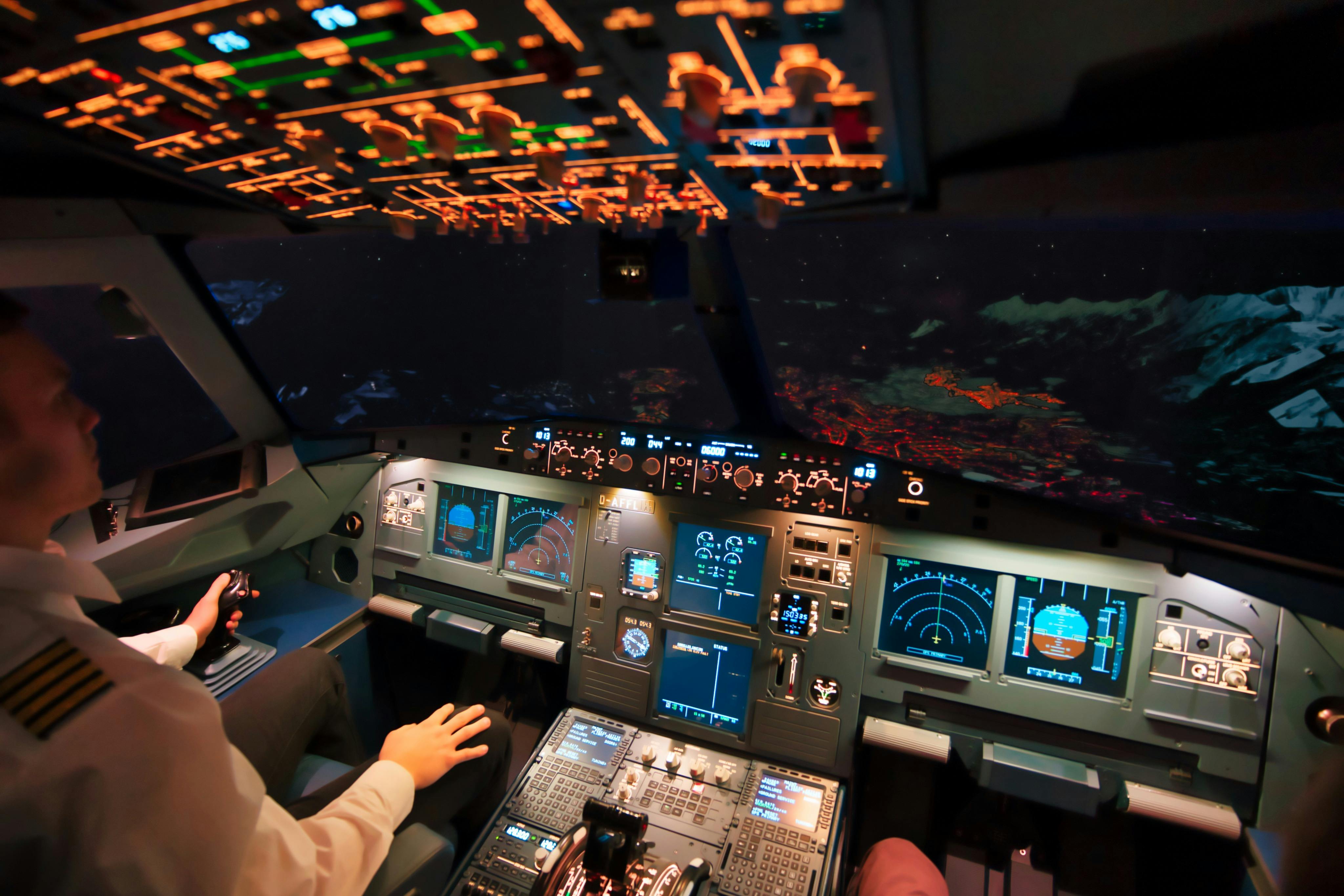 Flight Simulator - Airbus A320 in Hamburg