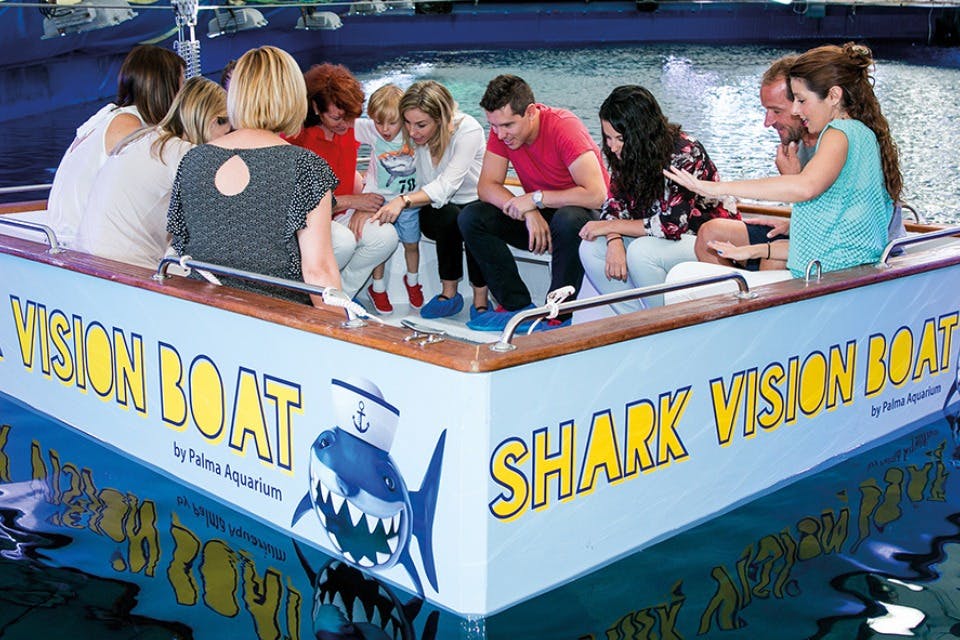 Entrada al Palma Aquarium + Backstage + Barco Shark Vision