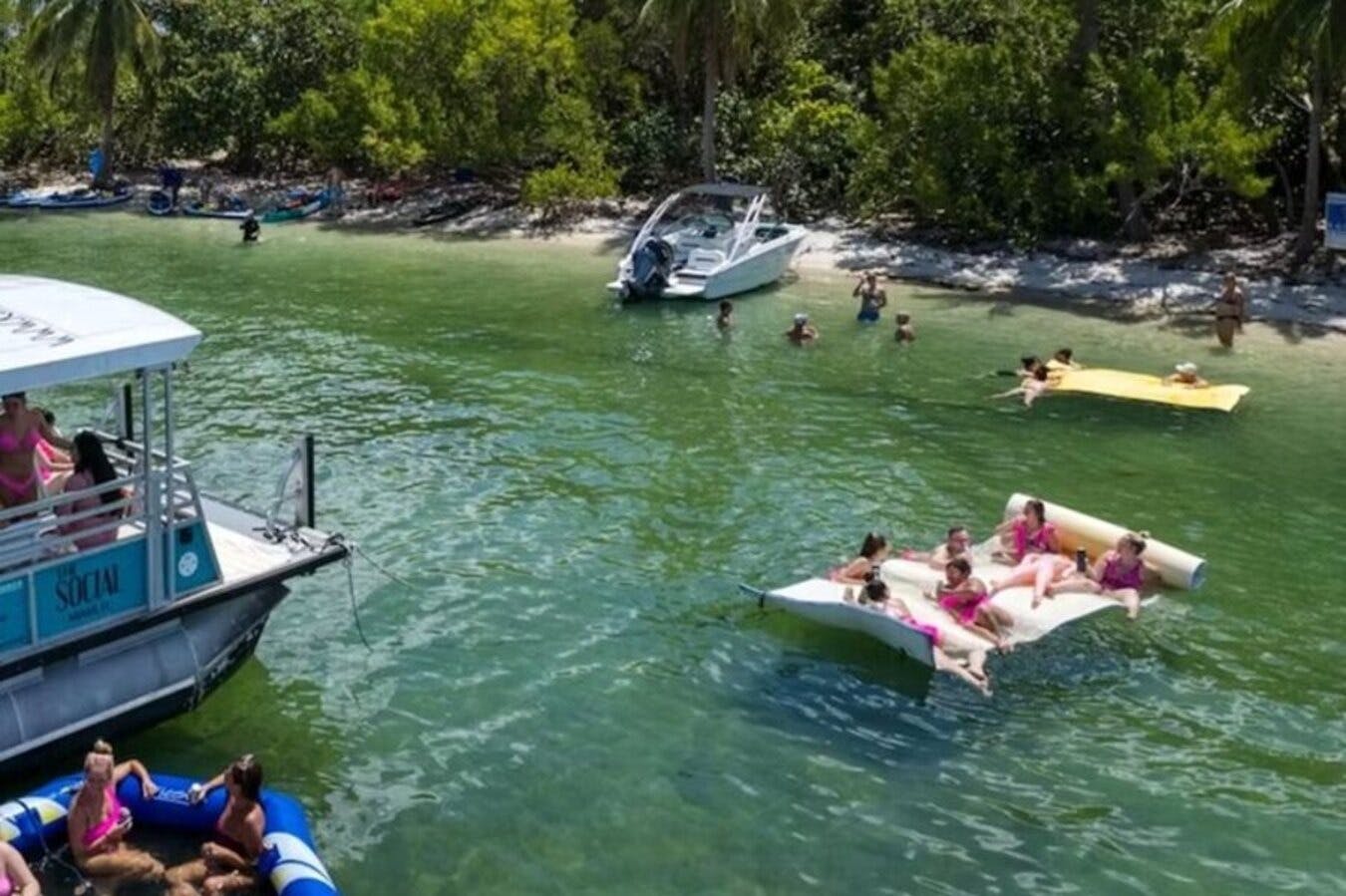 Miami Party Boat Day Trip | Water Toys + Sandbar Swim
