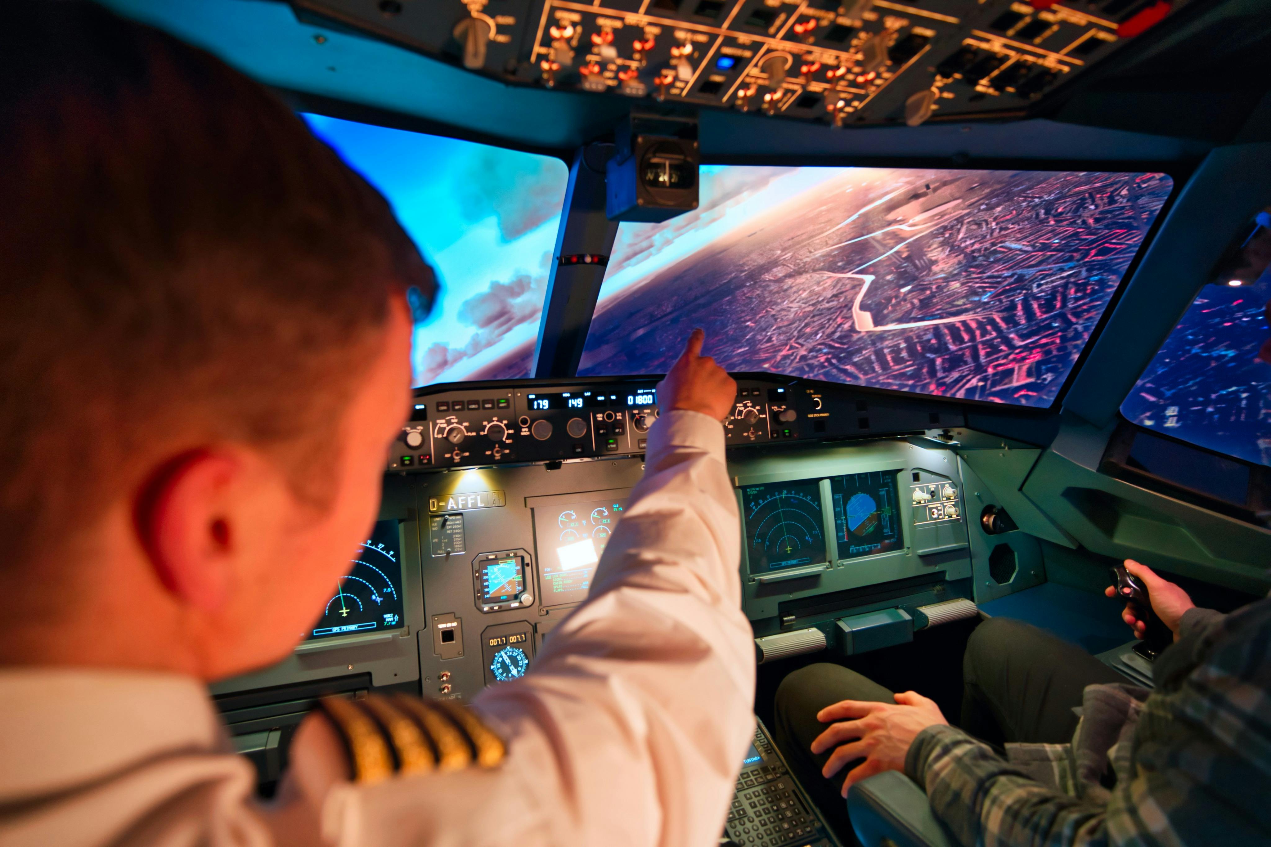 Flughafen München Airbus A320 Flugsimulator Session