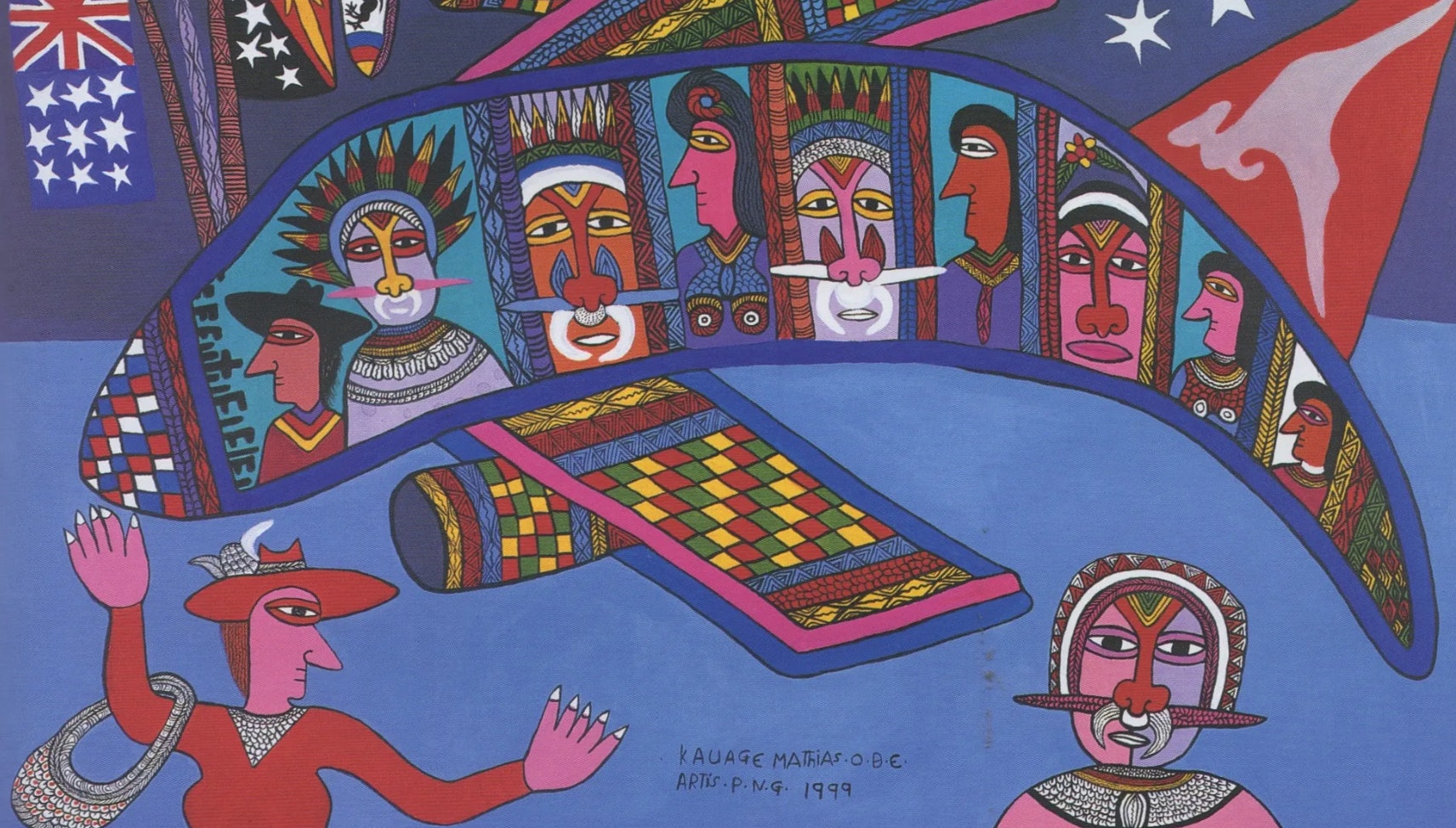 Exposição: Pintura contemporânea em Papua Nova Guiné: Mathias Kauage e ...