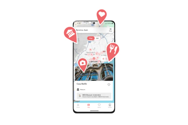 Park Güell: Eintritt + Audio Guide + BCN-Rabattpass-App