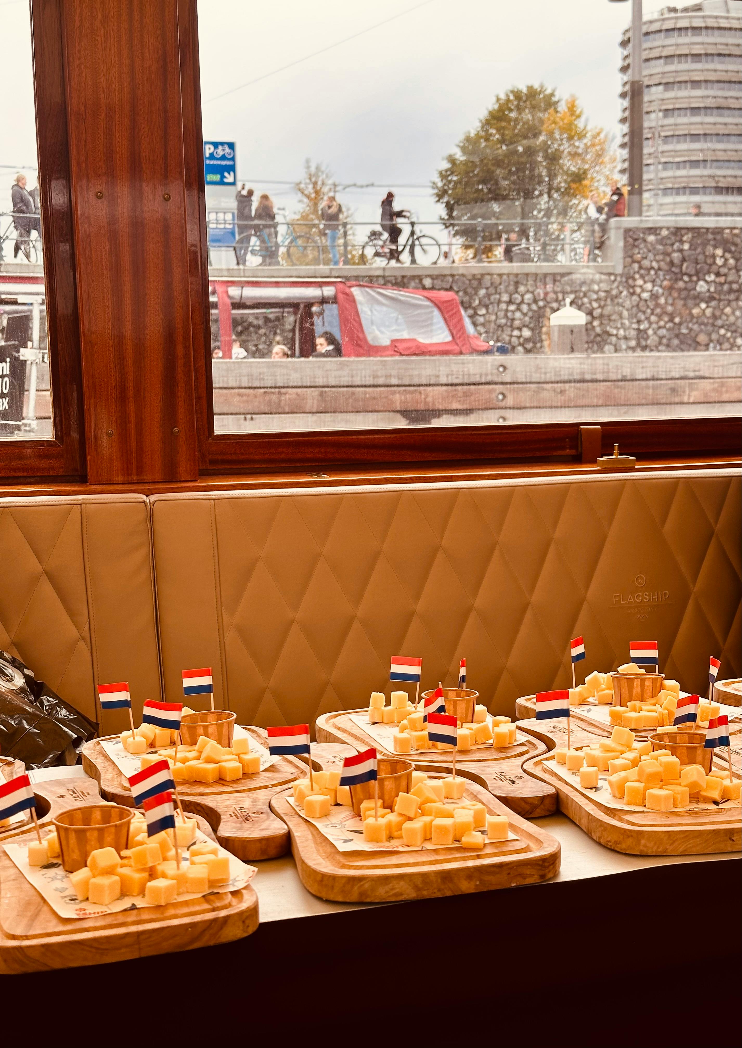 Luxury Boat Cruise with Cheese & Wine by Flagship