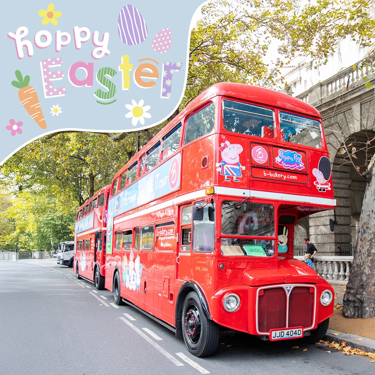 Peppa Pig's Egg-Stra Ειδική Περιήγηση με Πασχαλινό Λεωφορείο | Κράτηση ...