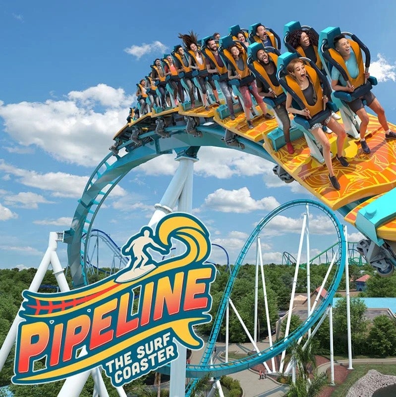 Exhibition: Pipeline: The Surf Coaster – Now Open, SeaWorld Orlando ...