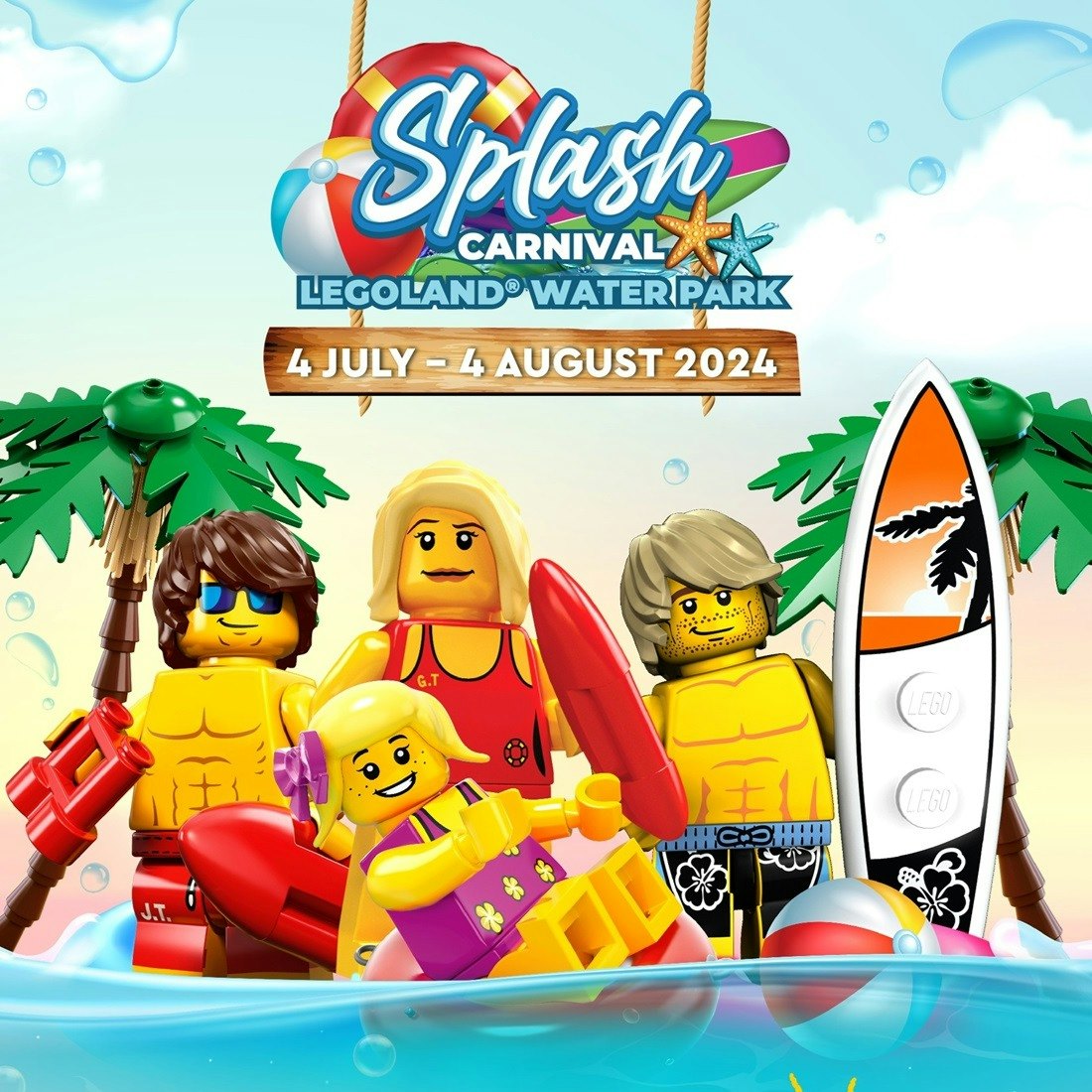 Ausstellung: Splash Carnival kehrt in den LEGOLAND Wasserpark zurück ...