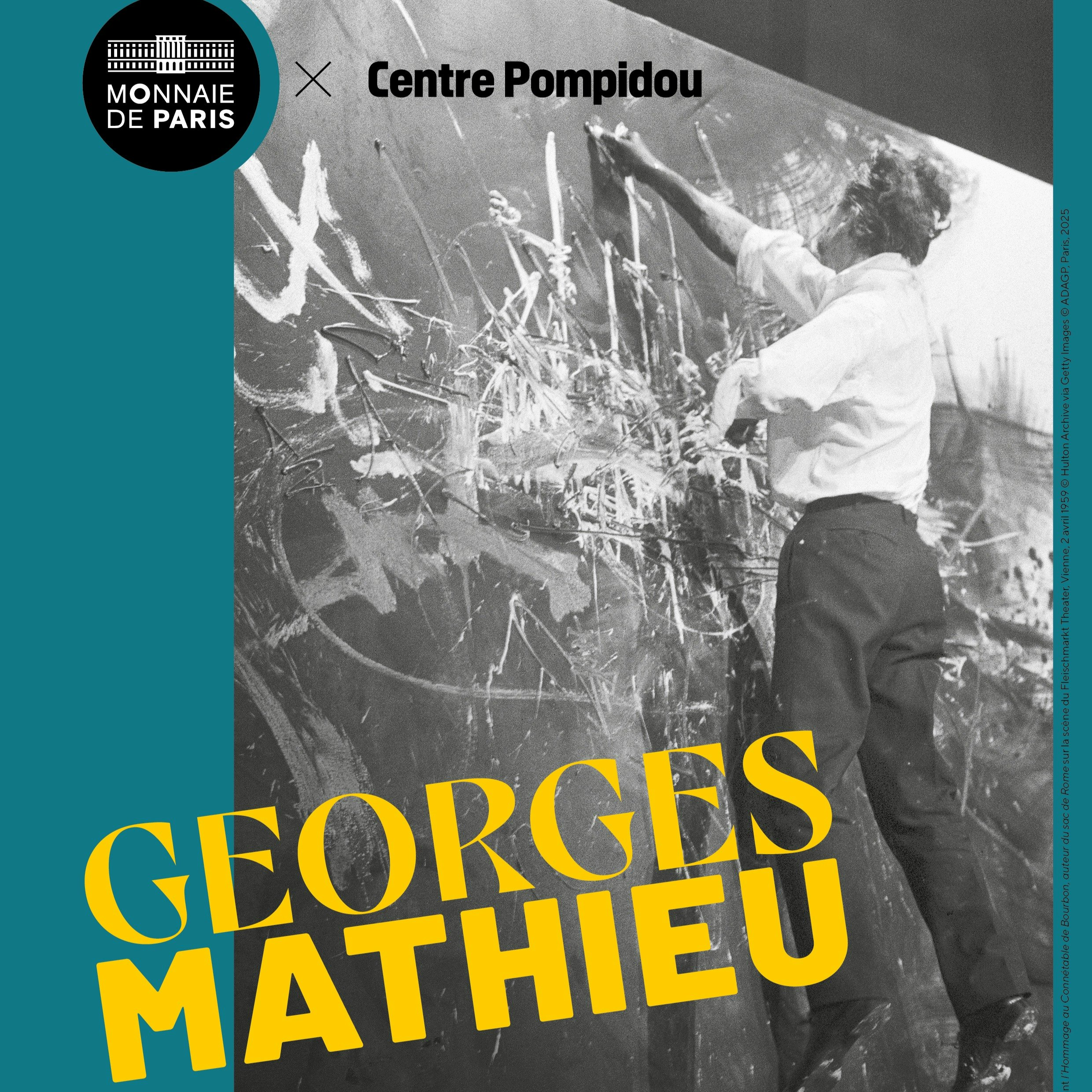 Georges Mathieu, La Monnaie de Paris | Réservez des billets