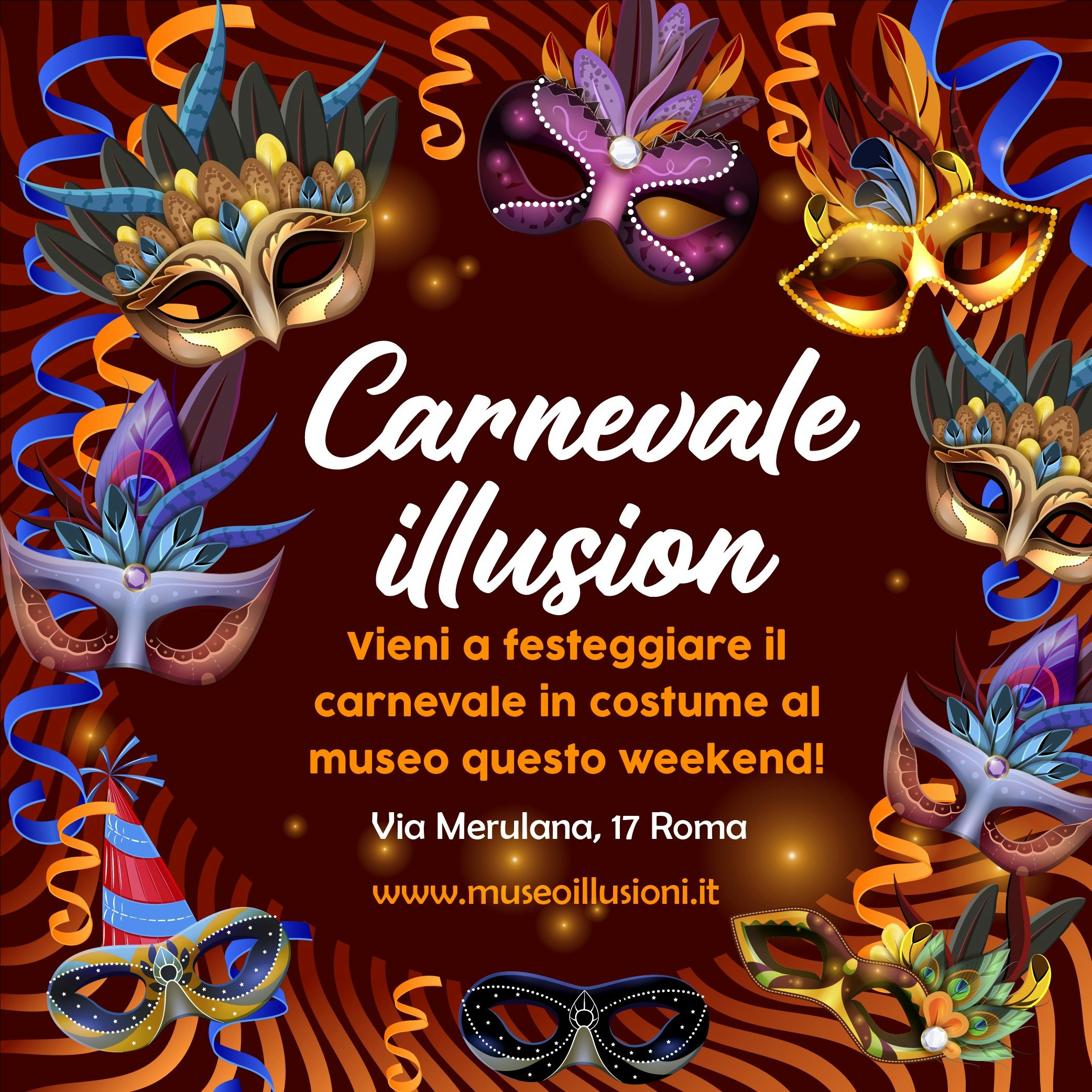 Événement spécial : Illusion de carnaval, Musée des illusions Rome ...